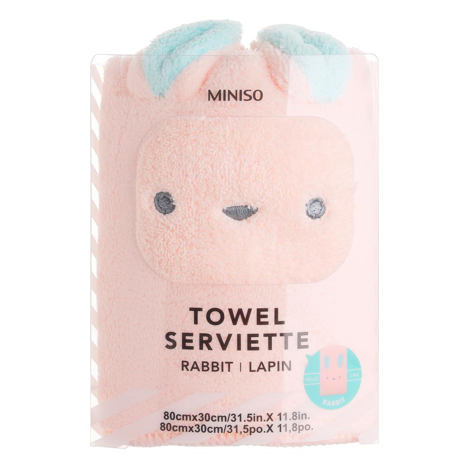 Buy Miniso Towel Serviette - Rabbit 80 x 30 cm in Nigeria | Bedding ...